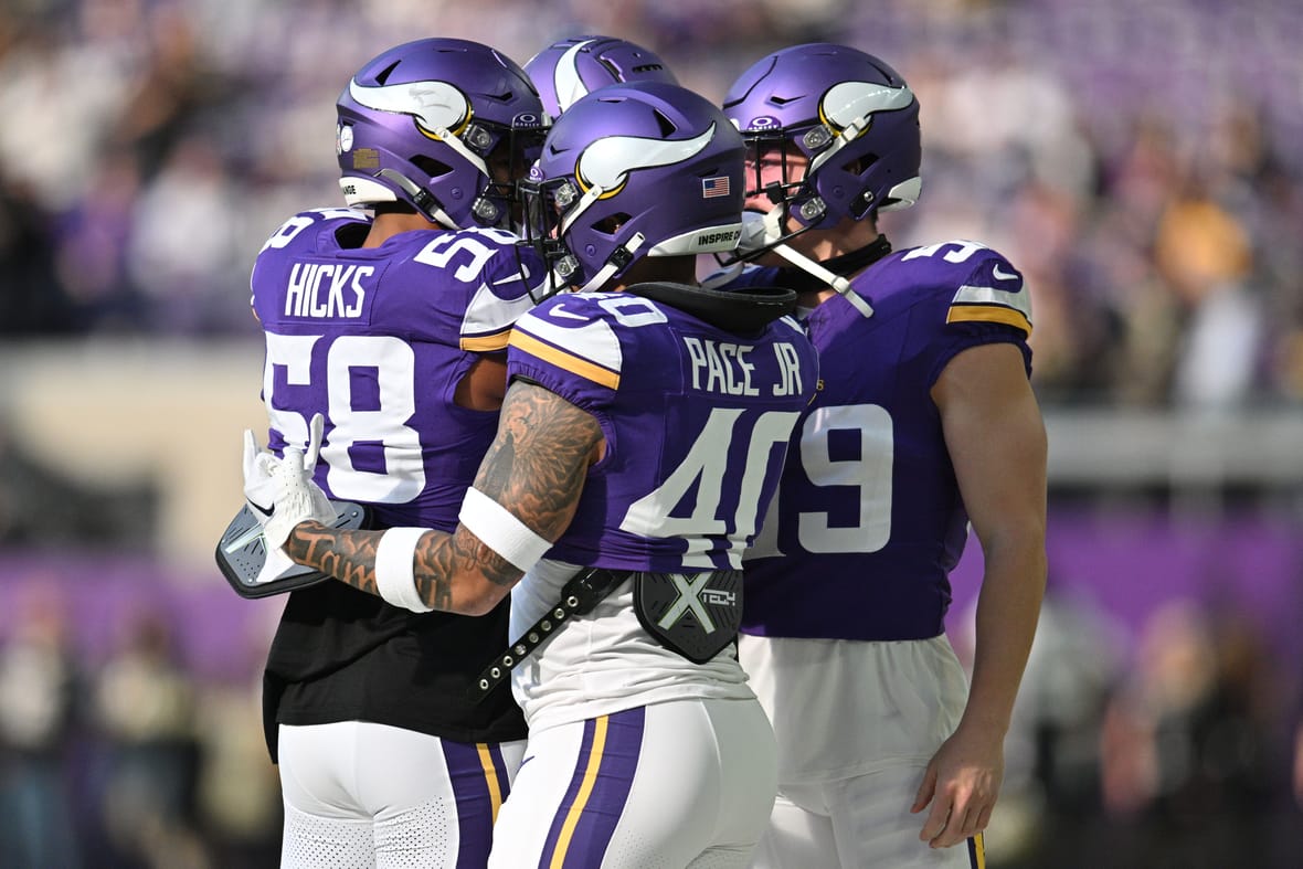 45 Vikings Players Get New Jersey Numbers