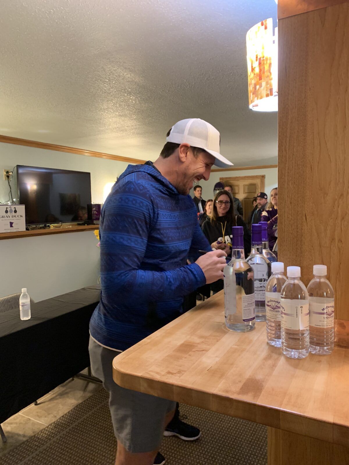 We Co-Hosted a Gray Duck Bottle Signing w/ Chad Greenway at McDonald's ...