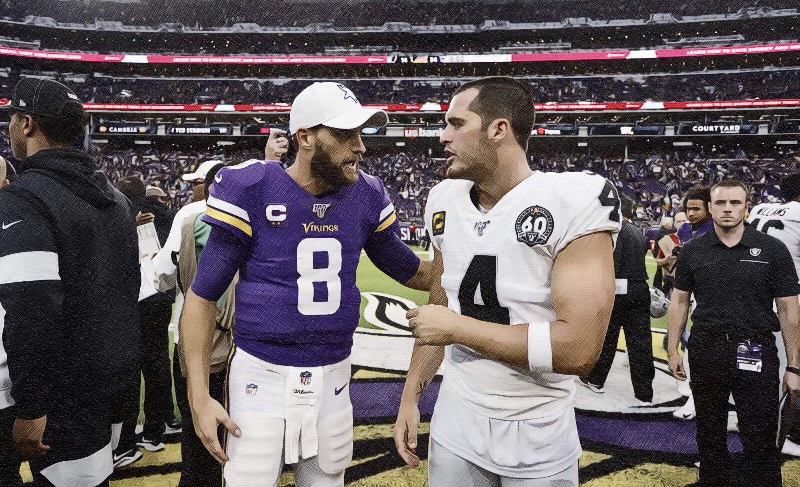 Kirk Cousins Pegged in QB Tier below Derek Carr - Vikings Territory