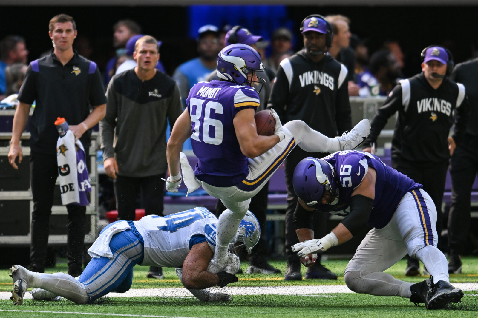 Vikings Lineman Had an Accident